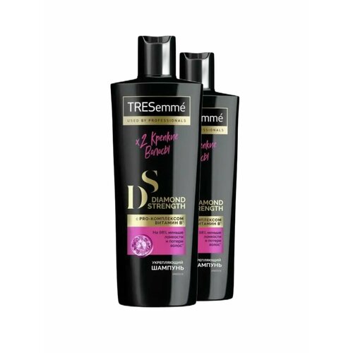 Комплект 2 шт. Шампунь для волос Tresemme Diamond Strength с pro-комплексом, 2 шт. по 400 мл