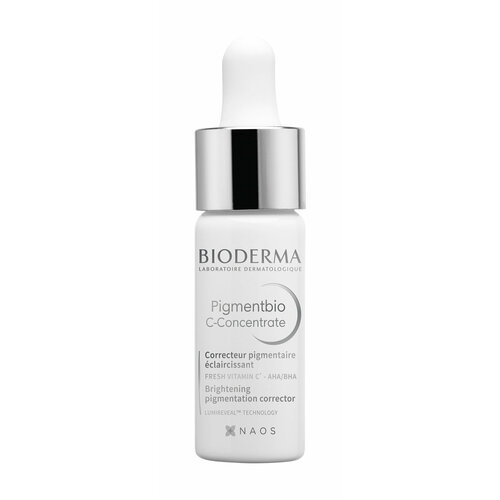 Осветляющая сыворотка для лица с витамином C и AHA/BHA-кислотами Bioderma Pigmentbio C-Concentrate 15 мл .
