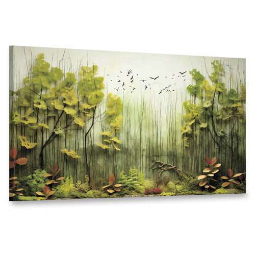 Интерьерная картина 100х60 "Магия леса"