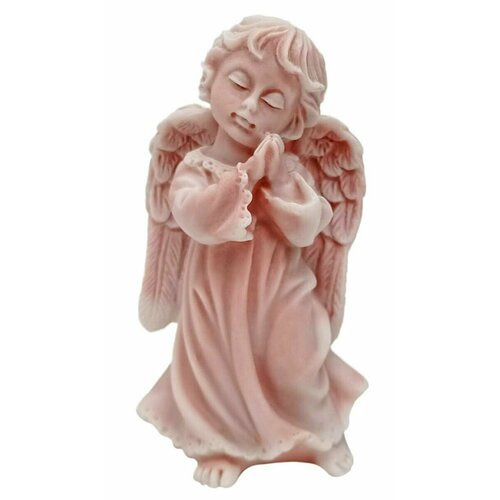 Статуэтка Ангел молящийся 7,5 см мраморная крошка