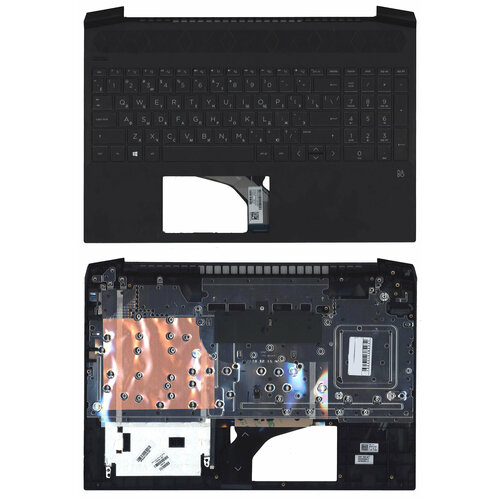 Клавиатура для ноутбука HP Pavilion Gaming 15-EC топкейс, черный