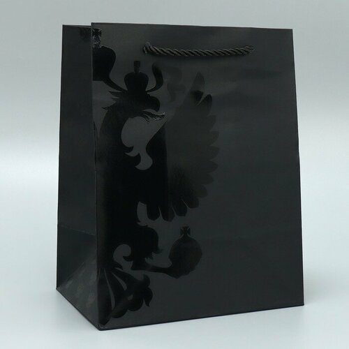 Пакет подарочный «Герб», MS 18 × 23 × 12 см