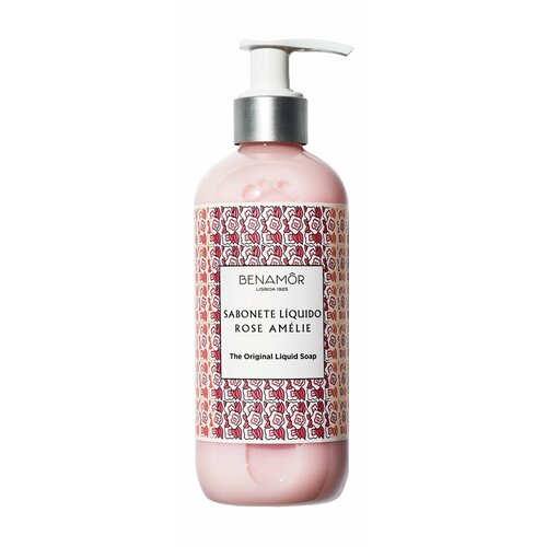 Восстанавливающее жидкое мыло с ароматом розы Benamor Rose Amelie Revitalizing Liquid Soap /300 мл/гр.