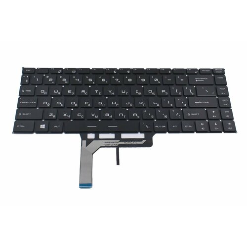 Клавиатура для MSI P65 Creator 9SG ноутбука с подсветкой