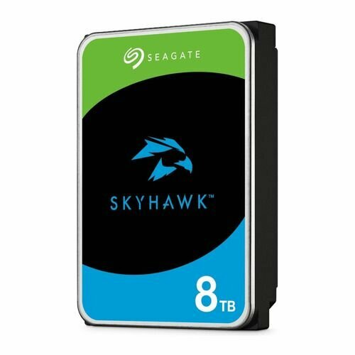 Жесткий диск Seagate Skyhawk ST8000VX010, 8ТБ, HDD, SATA III, 3.5"