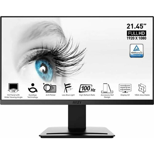 Монитор MSI Pro MP223 21.5", черный [9s6-3pb9ch-014]