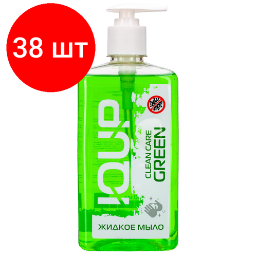 Комплект 38 штук, Мыло жидкое IQUP Clean Care Luxe помпа-дозатор ПЭТ 0.5л