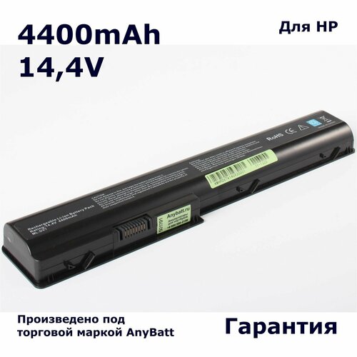 Аккумулятор AnyBatt 4400mAh, для HP- HDX X18-1180US Pavilion DV7-1100 dv7-1426nr dv7-1450us dv7-2010eg dv7-2060