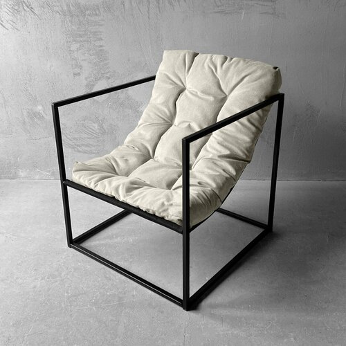 Кресло для дома и офиса "Лофтовик +"White"