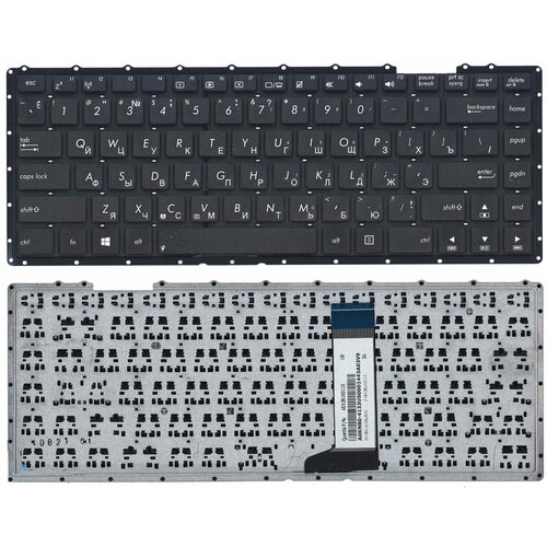 Клавиатура для ноутбука Asus X450, X451 AEXJBU00110 (Черная, без рамки)