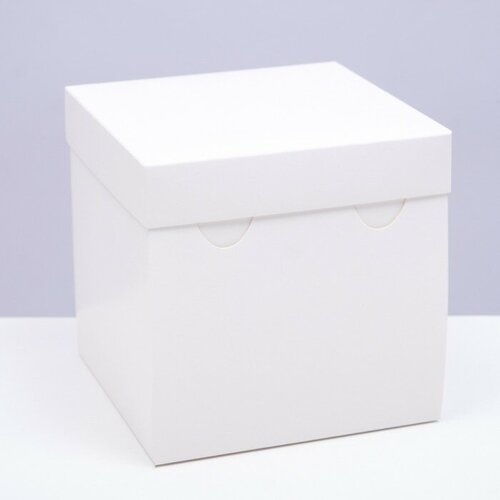 Коробка складная, крышка-дно, белая, 15 х 15 х 15 см 5 шт