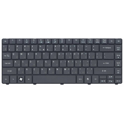 Клавиатура для ноутбука AEZQ1R00010, для ноутбука Acer Aspire 3410, 3810, черная, MB009572