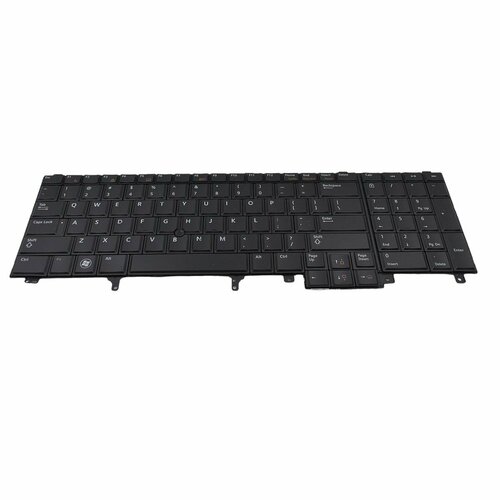 Клавиатура для Dell P15F ноутбука с пойнтером и подсветкой