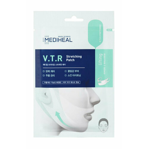 Тканевая маска для улучшения овала лица Mediheal V T R Stretching Patch
