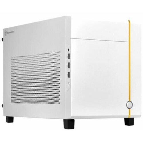 Корпус mini-ITX SilverStone SUGO 14 SST-SG14W белый, без БП, 2*USB 3.0, USB 2.0, audio