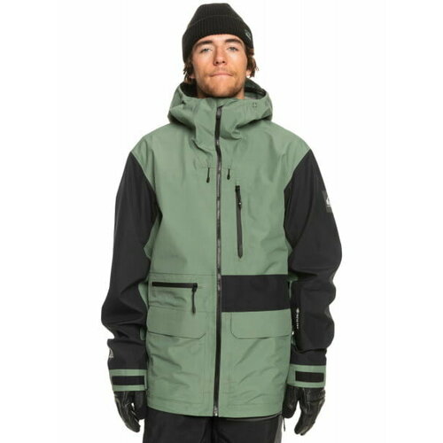 Куртка спортивная Quiksilver, размер L, зеленый