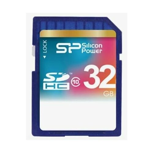 Флеш карта SD 32GB Silicon Power Class 10
