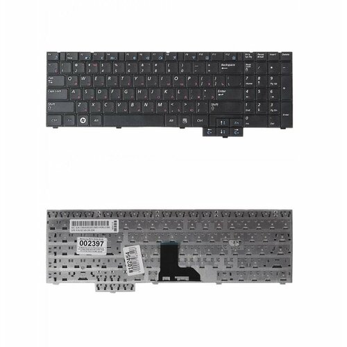 Keyboard / Клавиатура для ноутбука Samsung R519, R523, R525, R528, R530, R538, R540, R620, R717, R719, RV508, RV510, черная, гор. Enter ZeepDeep