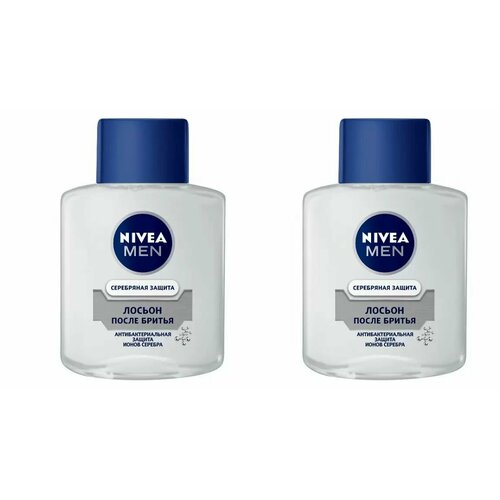 Nivea Лосьон после бритья Серебряная защита 100мл, 2 шт