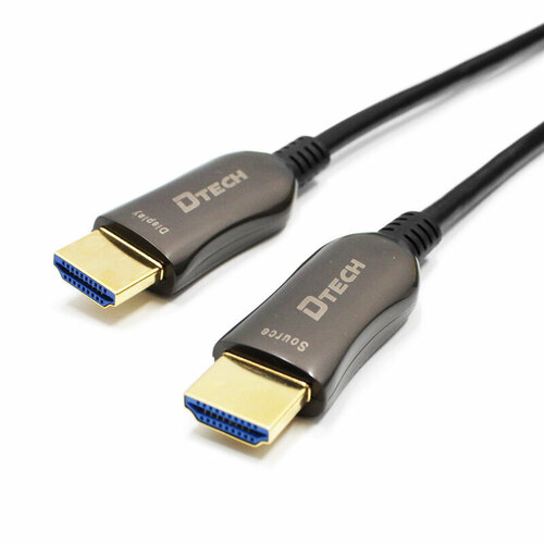 HDMI кабель оптический v2.0 4K HDR Optical Fiber Cable Pro-HD D-TECH 90 метров