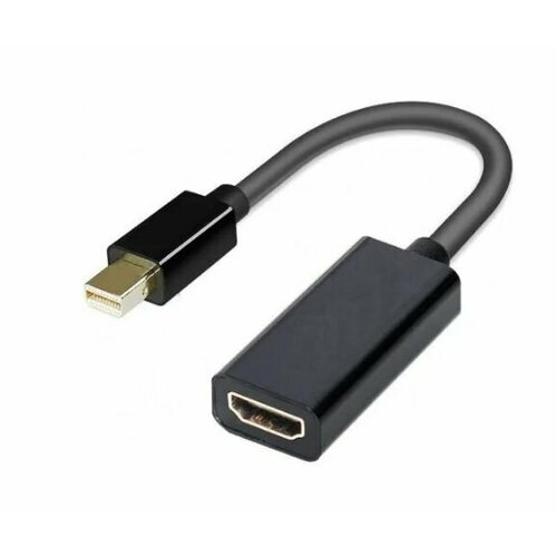 Кабель переходник / адаптер Mini DispayPort - HDMI, 4K, 0.20 м, черный