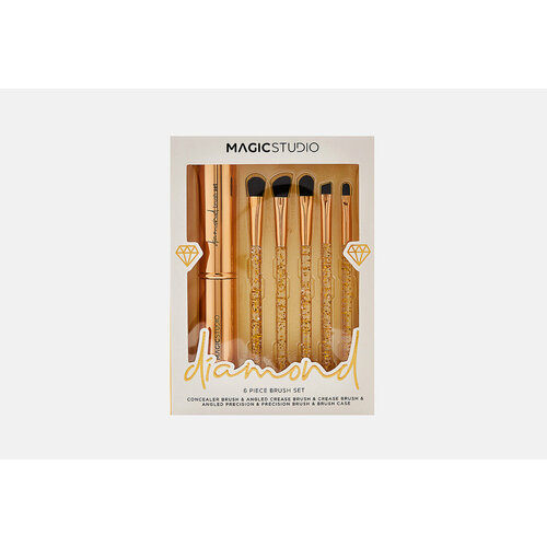 Набор кистей для макияжа MAGIC STUDIO, Diamond 5 Piece Brush Set 1шт