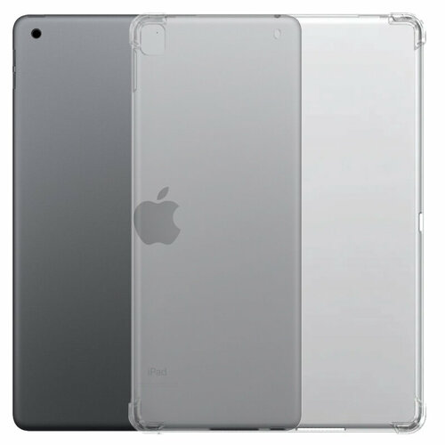 Противоударный силиконовый чехол-накладка для iPad Air 3/Pro 10.5/10.2 2019-2021 прозрачный