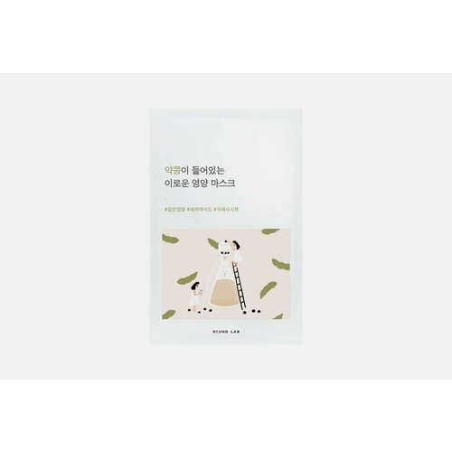 Питательная тканевая маска для лица Round Lab, Soybean nourishing mask sheet 1 мл