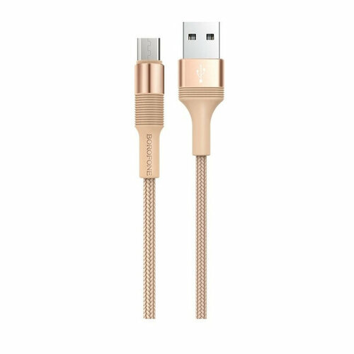 Кабель USB Micro USB BX21 1M Borofone золото