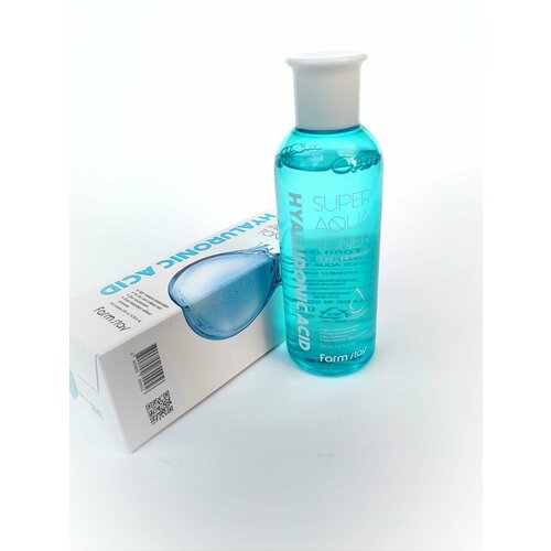 Увлажняющий тонер для лица с гиалуроновой кислотой FarmStay Hyaluronic Acid Super Aqua Toner