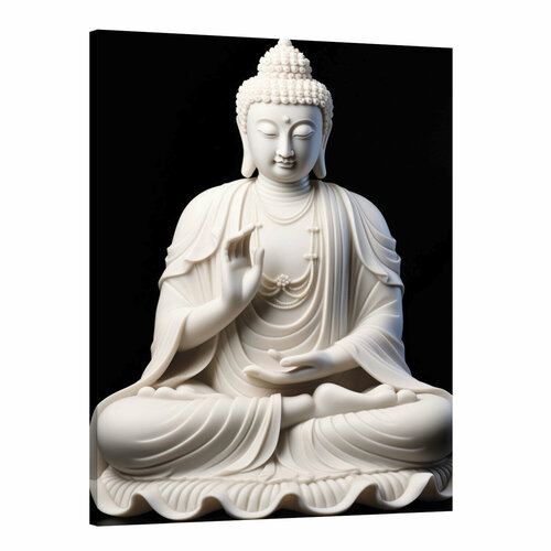 Интерьерная картина 50х70 "Будда и путь к духовному преображению"