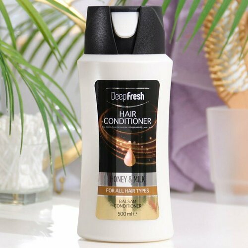 Кондиционер Deep Fresh для волос, с экстрактом молока и мёда, 500 мл (комплект из 4 шт)