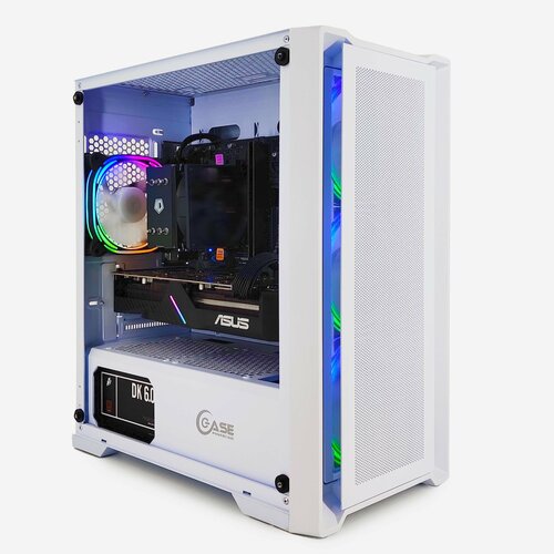 Игровой PC юкомс Ryzen 3 3200G, RX 5600 XT 6GB, HDD 1TB, SSD 2TB, 16GB DDR4, БП 450W, win 10 pro, White game case