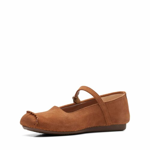 Туфли Clarks, размер 38 EU, коричневый