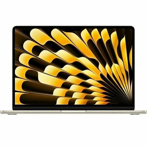 15.3 Ноутбук Apple MacBook Air 15 2024 2880x1864, Apple M3, RAM 8 ГБ, SSD 256 ГБ, Apple graphics 10-core, macOS, Starlight MRYR3, русская раскладка (гравировка)