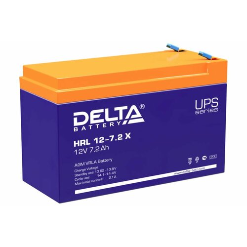 Батарея Delta HRL 12-7.2 X 12В, 7Ач, 151х65х100мм