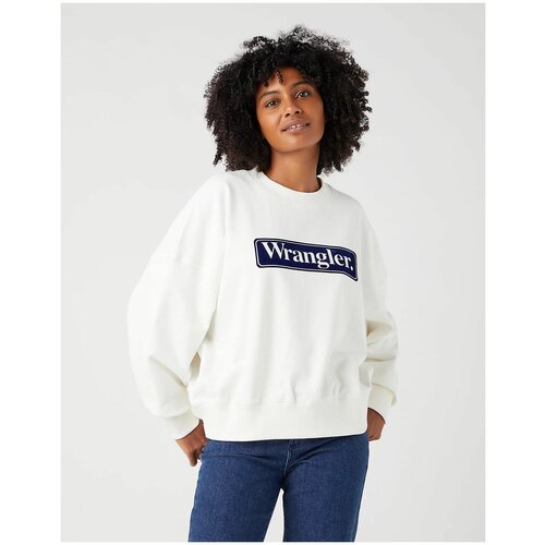 Свитшот Wrangler, размер XS, белый