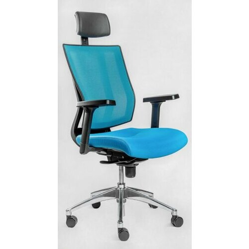 Эргономичное офисное кресло Falto Promax PMX11KALM-AL/BL-BL синий