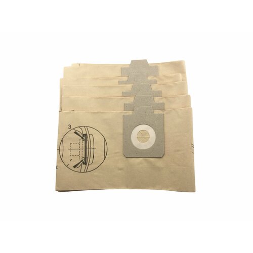 Комплект мешков пылесборников для пылесоса Nilfisk, Electrolux, Karcher (5шт/комплект) 9001969642