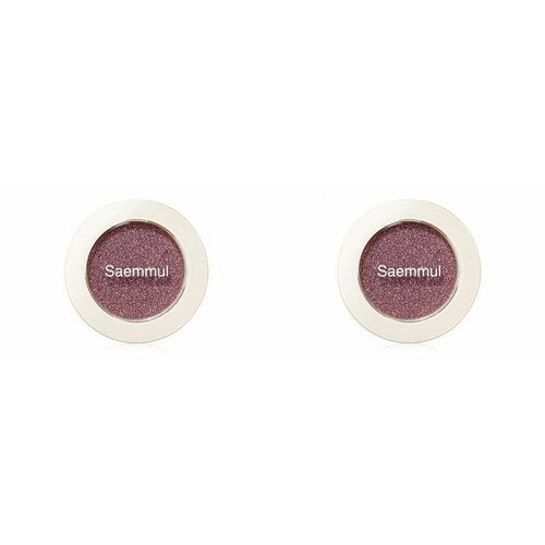 THE SAEM Тени для век мерцающие Saemmul Single Shadow PP01, 2г, 2шт