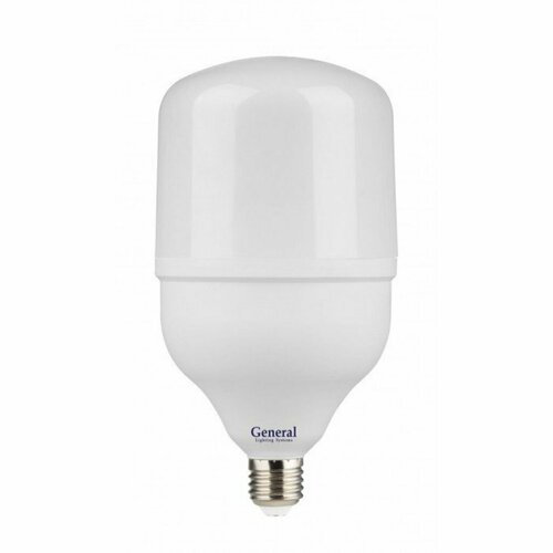 Лампа светодиодная E27, 50 Вт, 230 В, 6500 К, свет холодный белый, General Lighting Systems, GLDEN-H