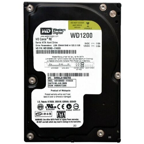 Жесткий диск Western Digital WD1200SD 120Gb SATA 3,5" HDD