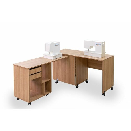 Стол для швейной машины и оверлока Комфорт-8 (Кендал)