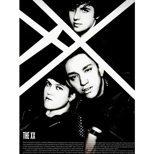 Плакат, постер на бумаге The XX/музыкальные/поп исполнитель/артист/поп-звезда/группа. Размер 42 х 60 см