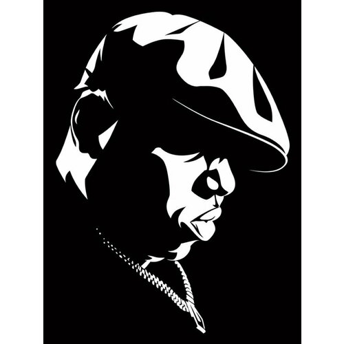 Плакат, постер на бумаге The Notorious B. I. G/Бигги/музыкальные/поп исполнитель/артист/поп-звезда/группа. Размер 21 х 30 см