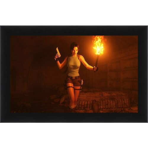 Плакат, постер на холсте Tomb Raider: The Last Revelation. Размер 42 х 60 см