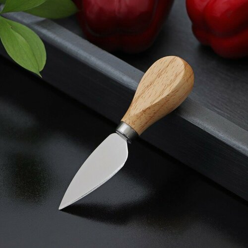 Доляна Нож для сыра Доляна «Ломоть», ручка из гевеи, 12,1×3 см
