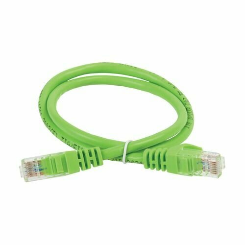 Патч-корд ITK вилка RJ-45, вилка RJ-45, кат.5E, LSZH, 2м, зеленый [pc02-c5eul-2m]