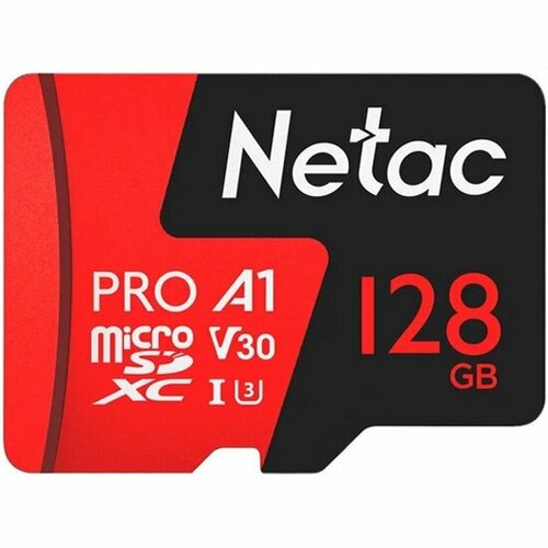 Карта памяти Netac 128GB MicroSDXC P500 Extreme Pro (NT02P500PRO-128G-S)