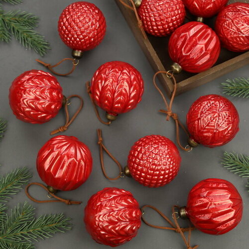 Winter Deco Набор стеклянных шаров Modern Love 8 см, 12 шт 19039-23015
